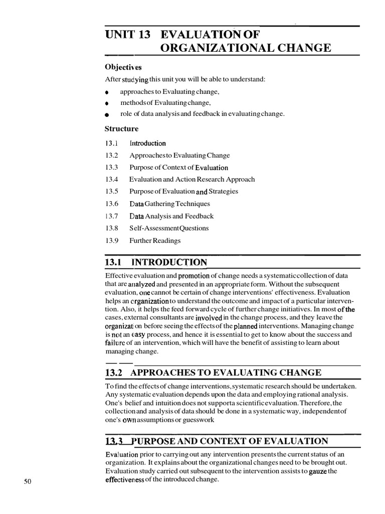 Evaluation of OC | Download Free PDF | Survey Methodology | Evaluation