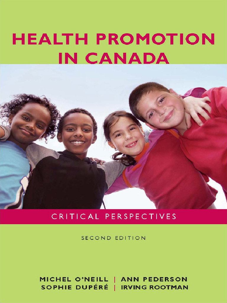 Health Promotion in Canada - Critical Perspectives | PDF | World Health ...