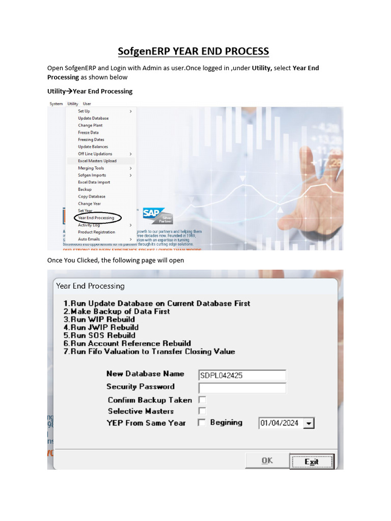 Year End Process | PDF | Databases | Login
