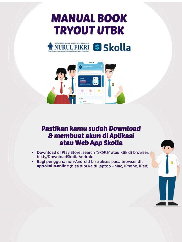 PDF Manual Book Tryout Utbk Skolla - Compress | PDF