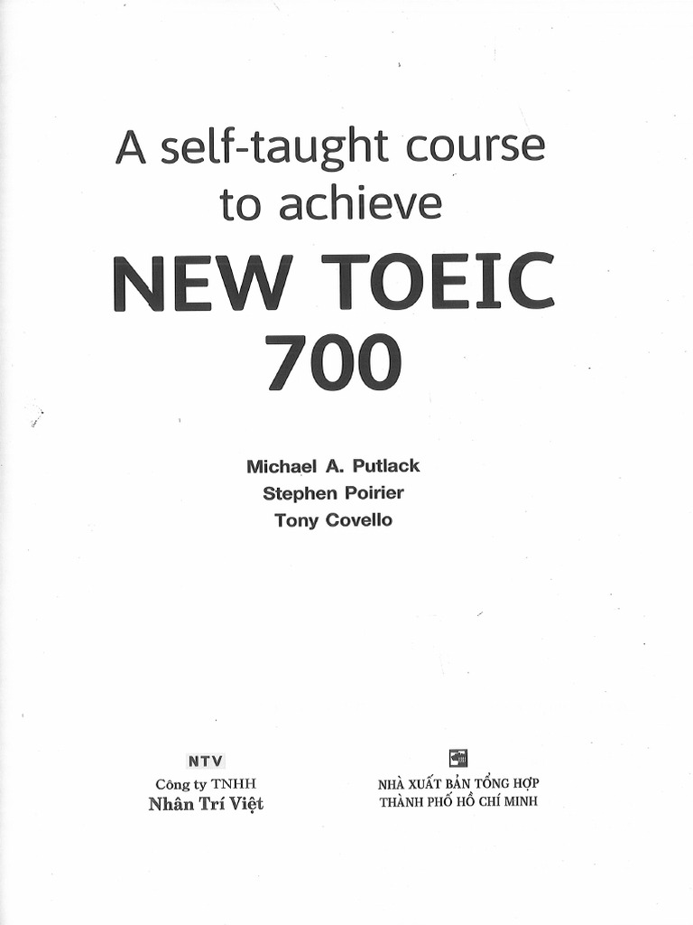 New Toeic 700 | PDF