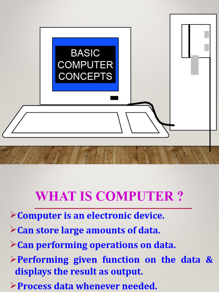 Concepts of Computer | PDF | Microcomputers | Computer Hardware