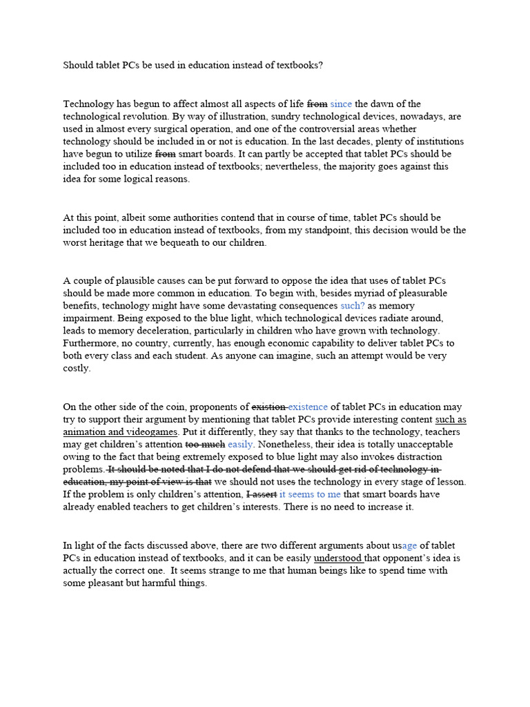 Tablets vs. Textbooks in Education Debate | PDF