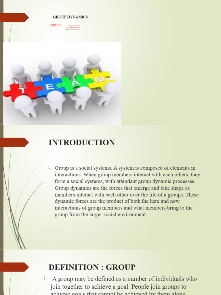 Group Dynamics Pdf Leadership Communication