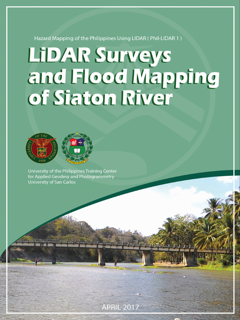 LiDAR Surveys and Flood Mapping of Siaton River | PDF | Latitude | Lidar