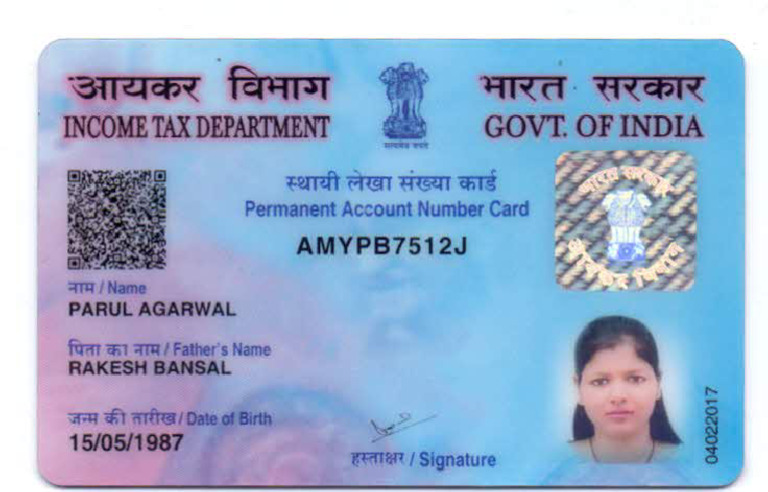 Parul Pan Card New | PDF