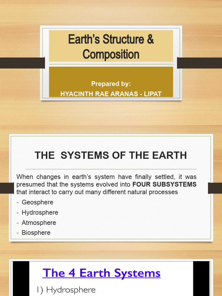 Earth's Structure & Composition | PDF | Atmosphere Of Earth | Plate ...