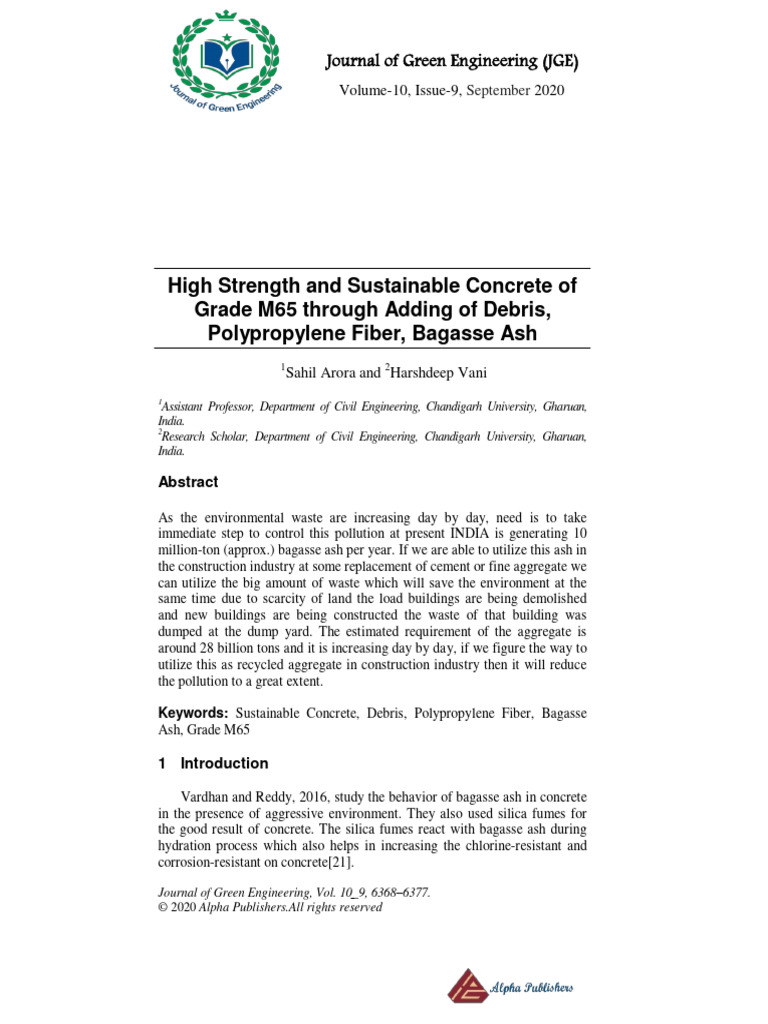 Volume10 Issue9 132 | PDF | Concrete | Fracture