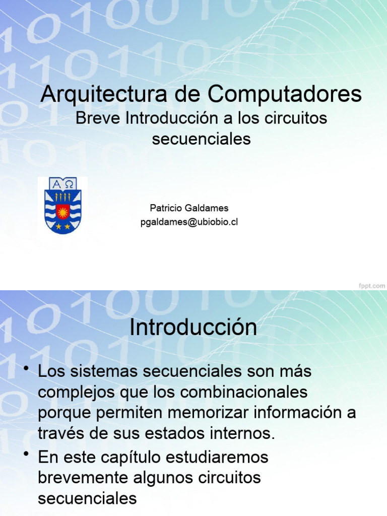 07 Introducción Circuitos Secuenciales | PDF | Circuitos electrónicos | Electrónica
