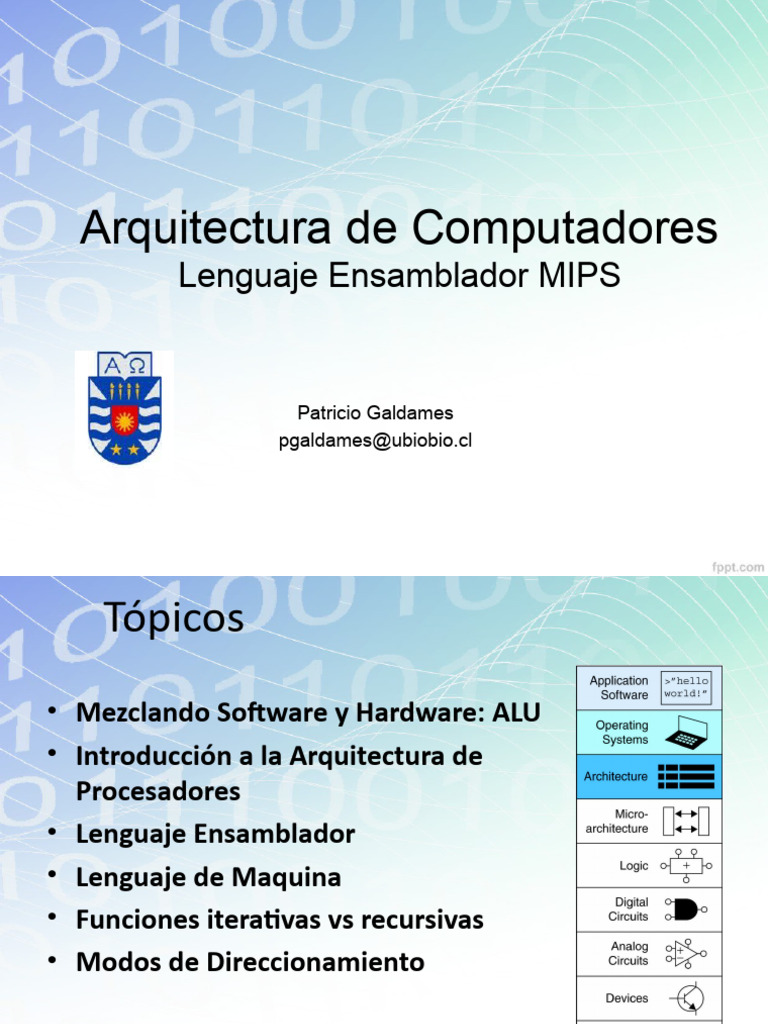 08 Lenguaje Ensamblador MIPS | PDF | Lenguaje ensamblador | Poco