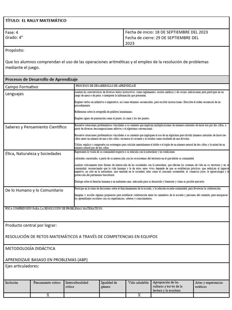 Planeacion Por Proyecto. Propuesta de Sergio Tobón. Fase 4. Cuarto ... Planeacion Por Proyecto. Propuesta de Sergio Tobón. Fase 4. Cuarto ...
