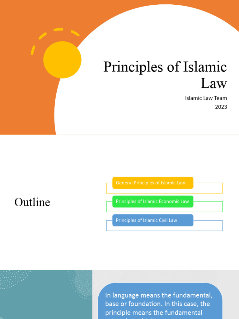 General Principles of Islamic Law | PDF | Sharia | God In Islam