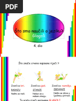 Glagoli Proslo Sadasnje I Buduce Vrijeme 4razred Kviz | PDF