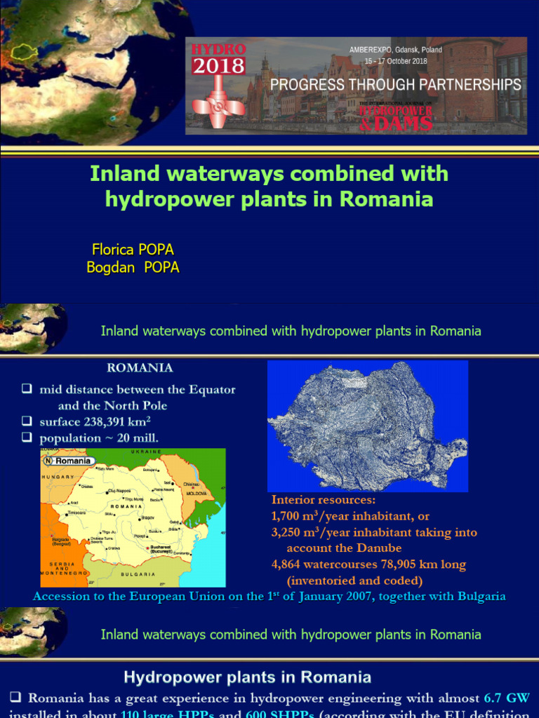EXEMPLU Fisier Powerpoint | PDF | Danube | Hydroelectricity