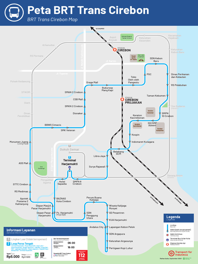 Peta BRT Trans Cirebon | PDF