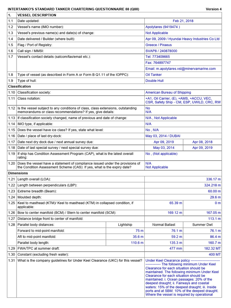 MARAD 2019 0094 0005 - Attachment - 21 | PDF | Tonnage | Ships
