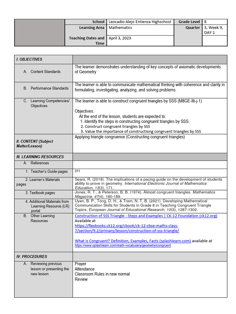DLP Week 9 Day 1 Final | PDF | Triangle | Learning