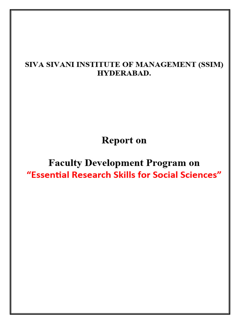 FDP report 2023 1 | PDF | Structural Equation Modeling | Academic ...
