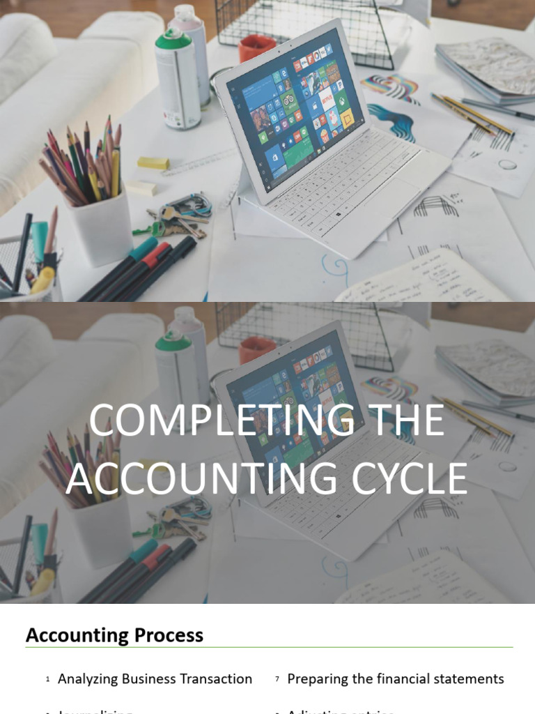 Completing Accounting Cycle | PDF | Expense | Debits And Credits