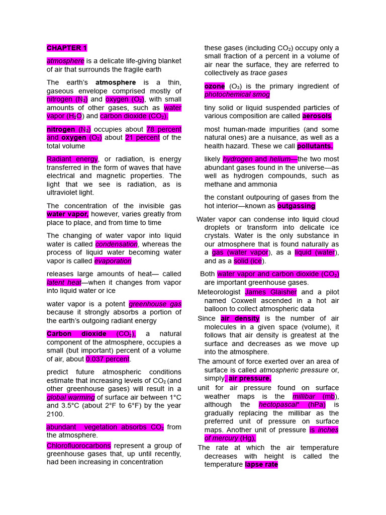 Meteo Pointers 2 | PDF | Atmosphere Of Earth | Fog