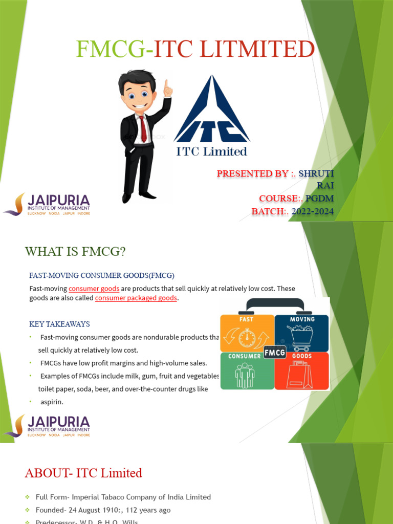 FMCG Itc | PDF | Business | Economies