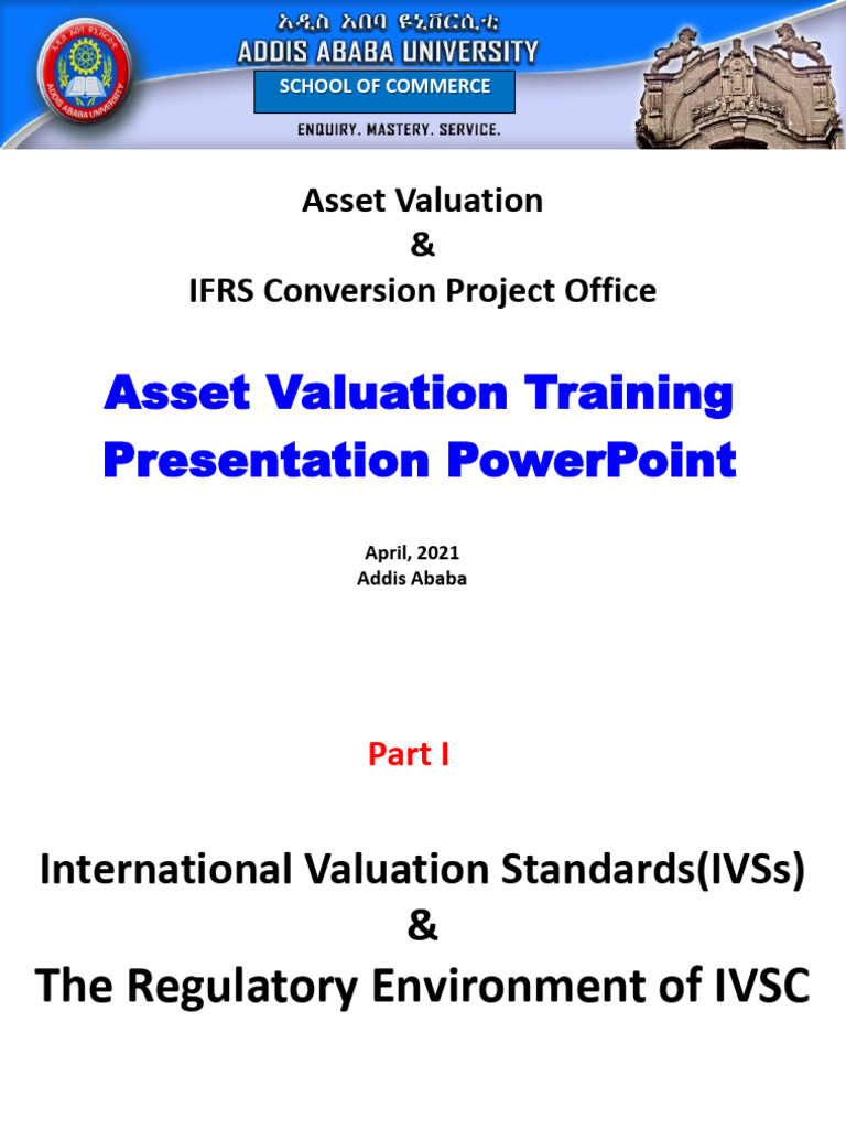 International Valuation Standards Overview | PDF | Real Estate ...