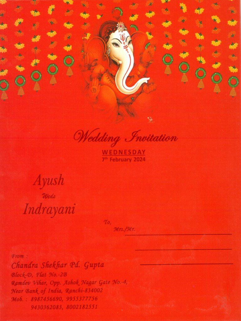 Weding Card | PDF