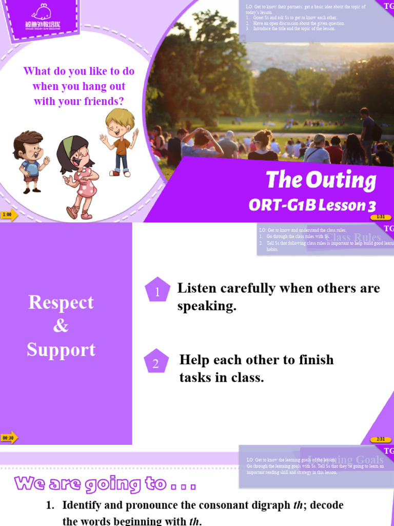 ORT - G1B - L3 - The - Outing - 20200213 - 200214154950 | PDF | Reading ...