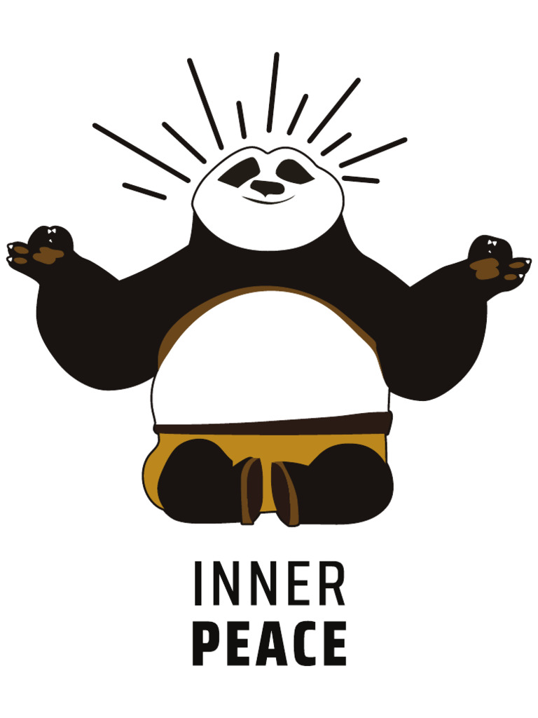 Inner Peace Panda - 1.5ft X 2ft | PDF