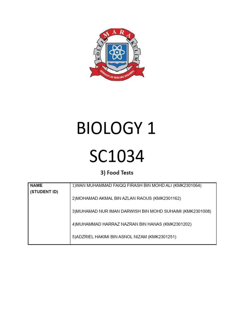 Lab Report Bio | PDF | Nucleotides | Nucleic Acids