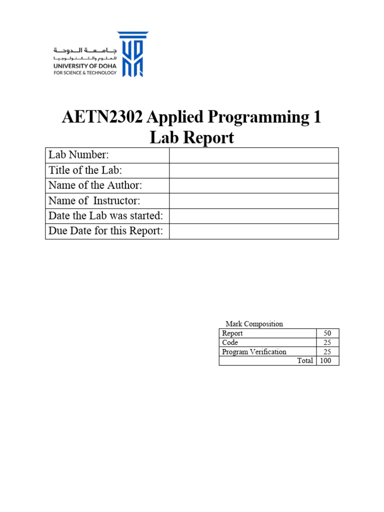 Applied Programming 1 Lab Report Format Pdf Python Programming Language Variable 1786