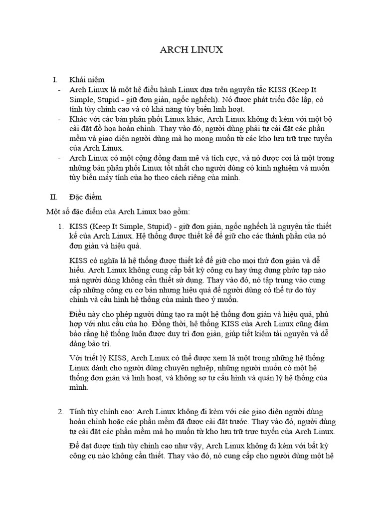 Arch Linux | PDF