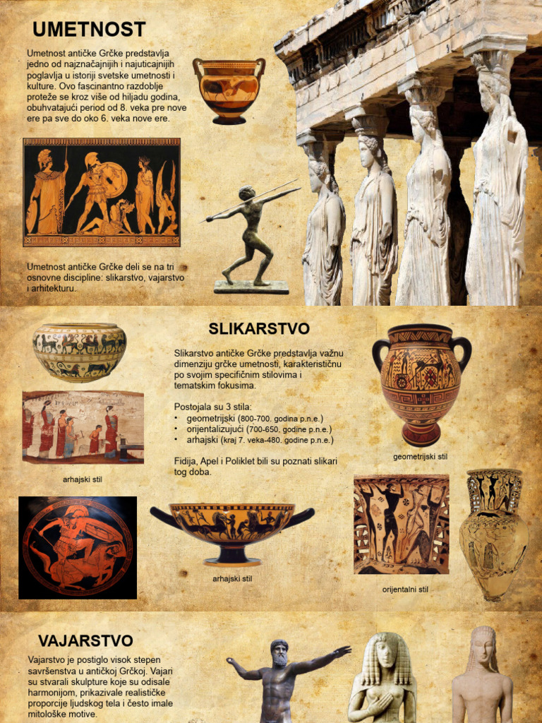 Umetnost Anticke Grcke | PDF