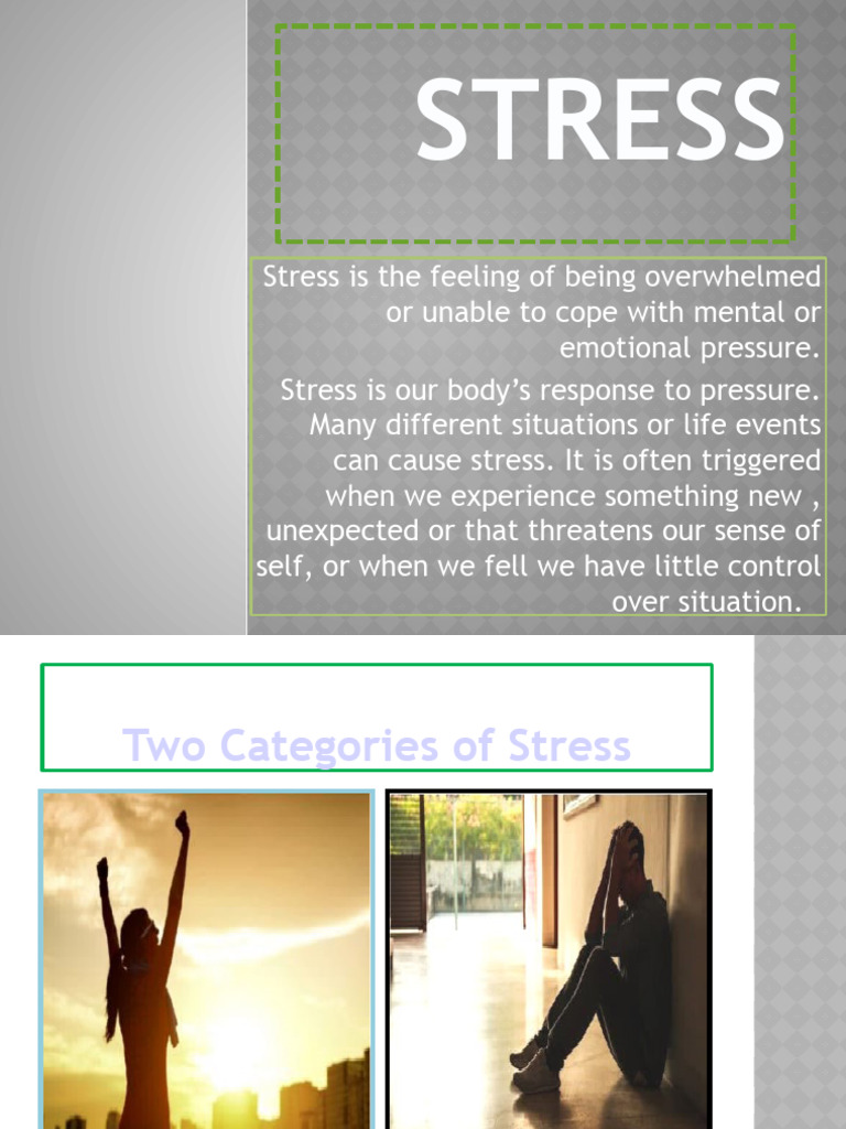 Perdev w4 3rd QTR Demo f2f Class S.y.21 22 PPT Stress | PDF | Stress (Biology) | Thought