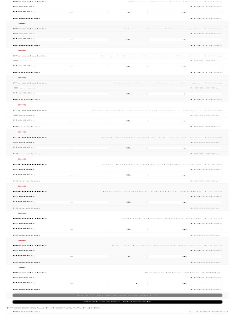 Sprzedaż Hookon | PDF