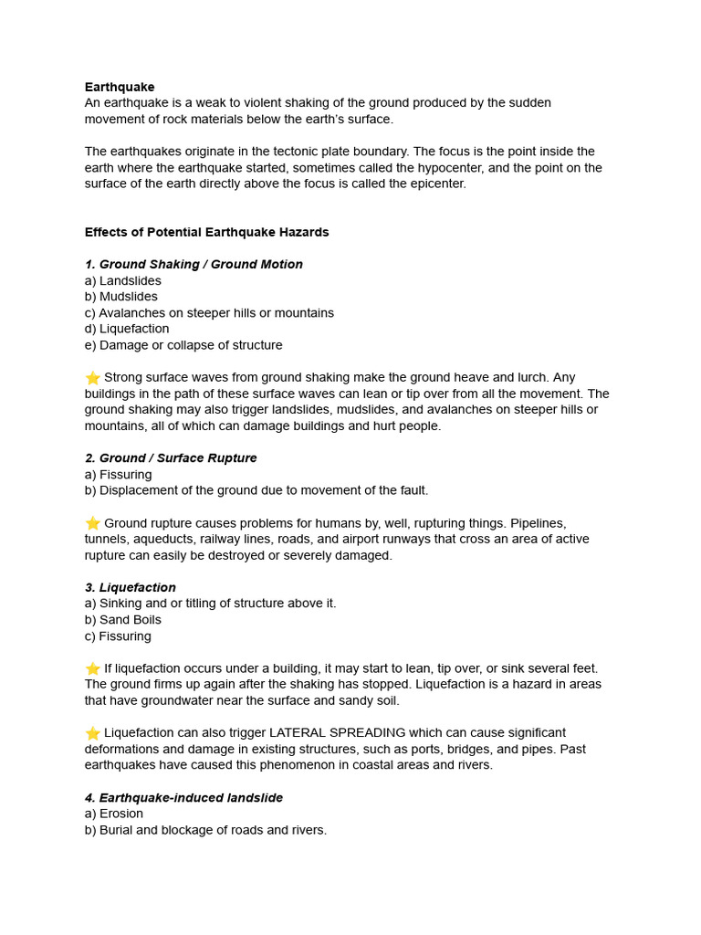 DRRR | PDF | Earthquakes | Fault (Geology)