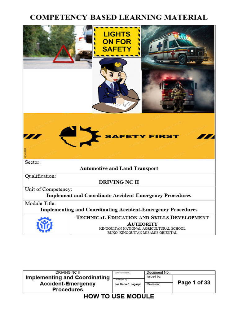 My CBLM | PDF | Traffic Collision | Robbery