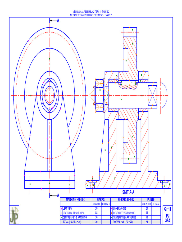 Mechanical Assembly 2 Term 1 - Task 2.2 Meganiese Samestelling 2 Termyn ...