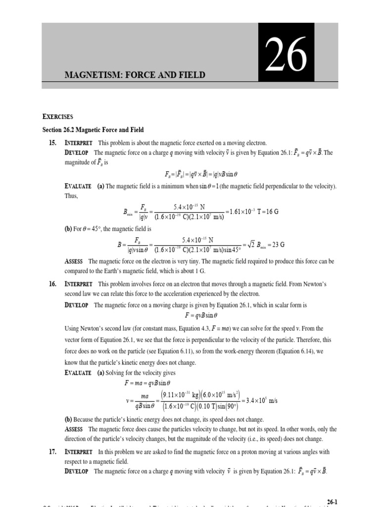 M26 Wolf57139 03 Se C26 | PDF | Magnetic Field | Force