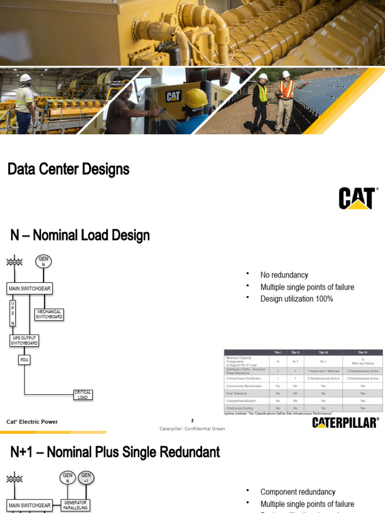 CAT Data Center Designs | Download Free PDF | Electric Power | Electrical Engineering