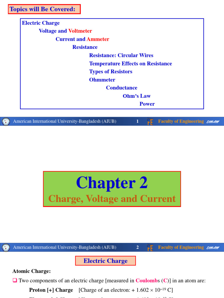 Electrical Engineering Basics | PDF | Voltage | Electrical Resistance ...