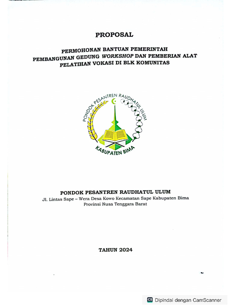 Proposal BLK Komunitas 2024 | PDF