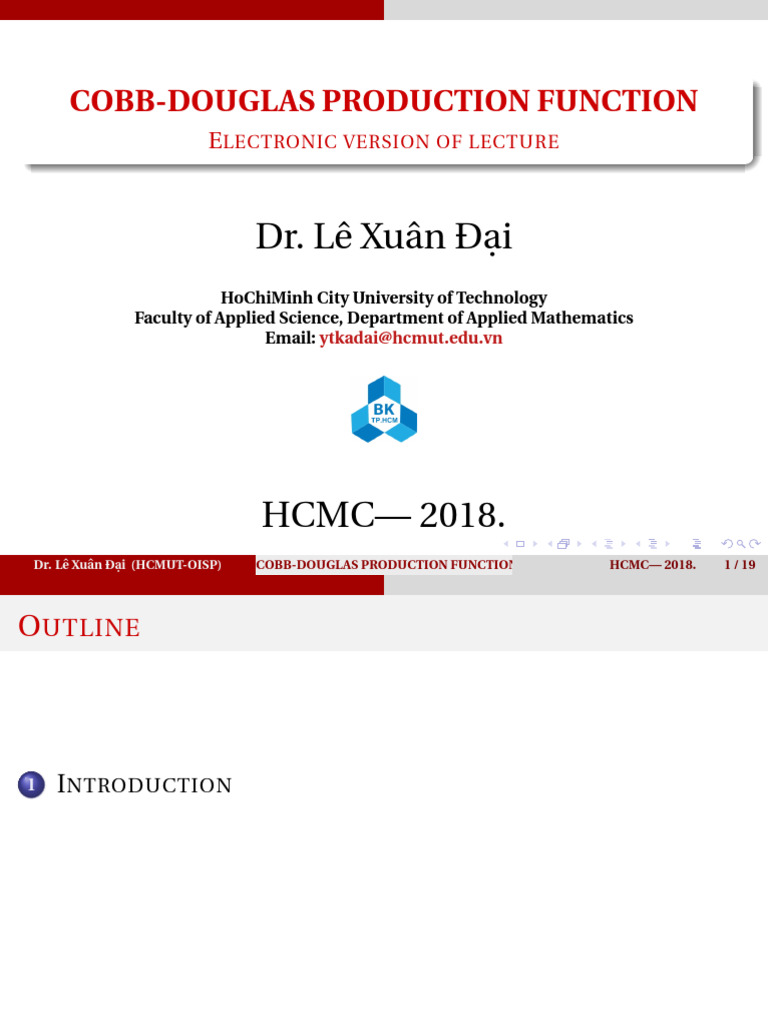 Cobb-Douglas Production Function Explained | PDF | Production Function ...