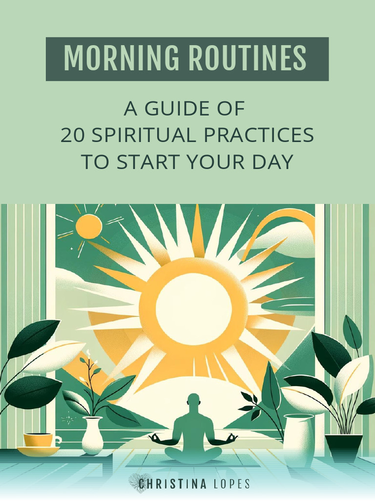 workbook-morning-routine-guide-wip-26.03.24 | PDF | Meditation | Mantra