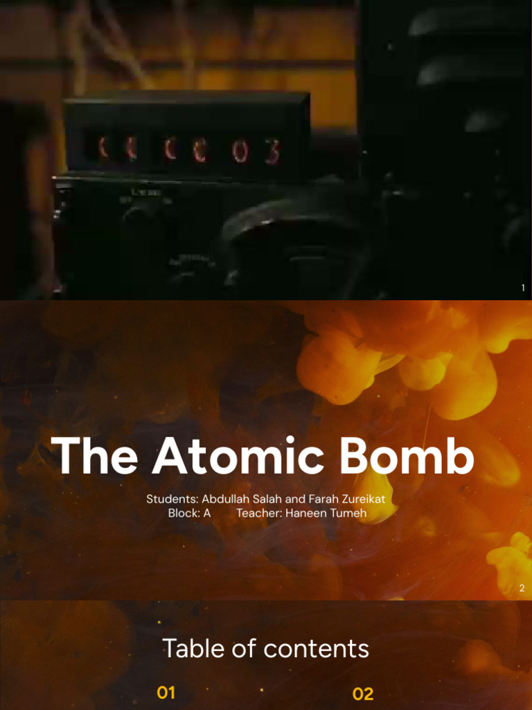 The Atomic Bomb | PDF | Nuclear Weapons | Bomb