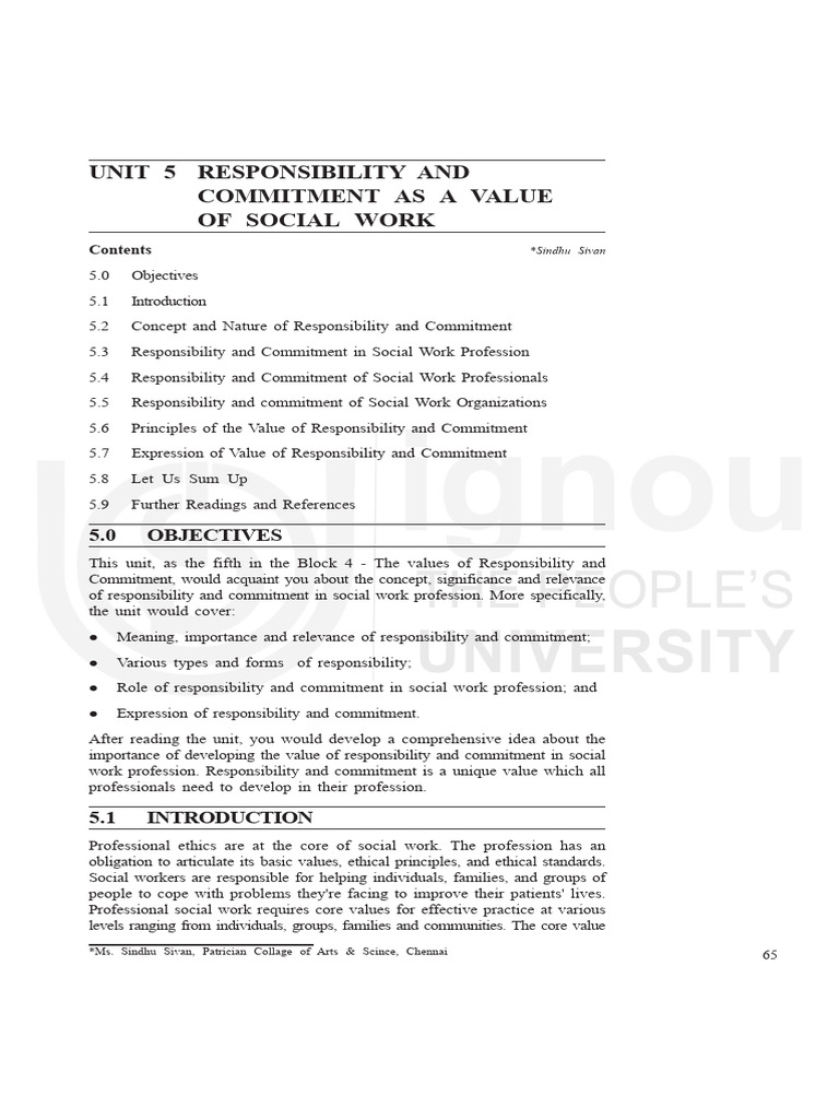 Social work Unit 5 | PDF | Social Work | Profession