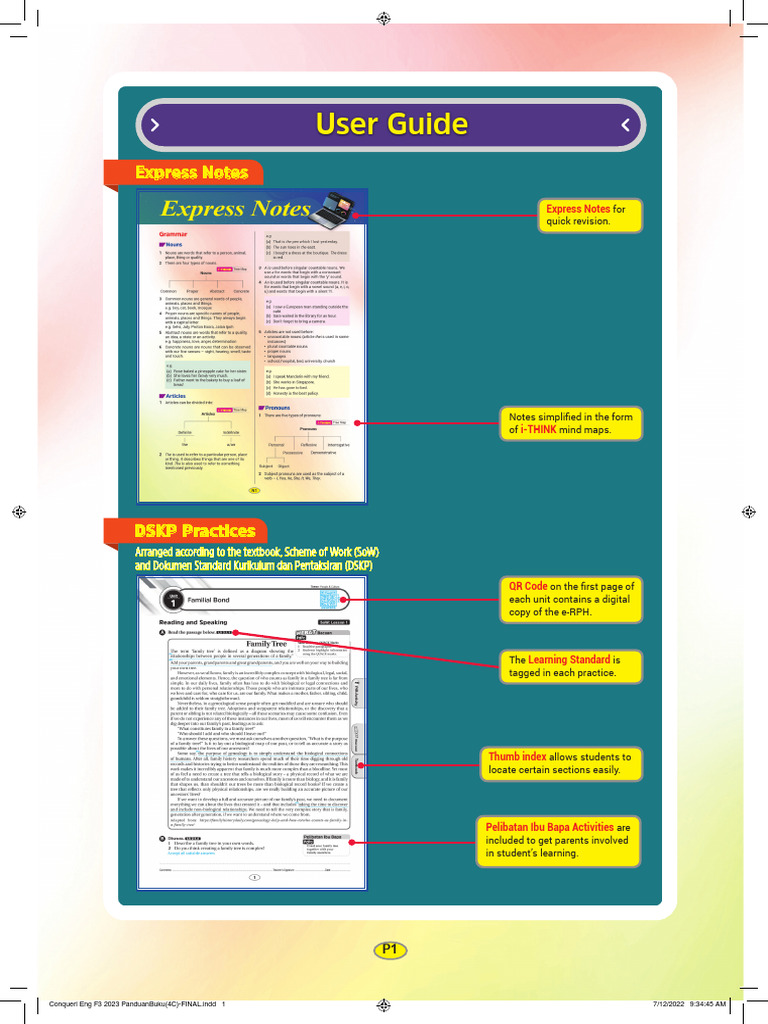 Conquer! English Form 3 - ALL | PDF | Meal | Lunch