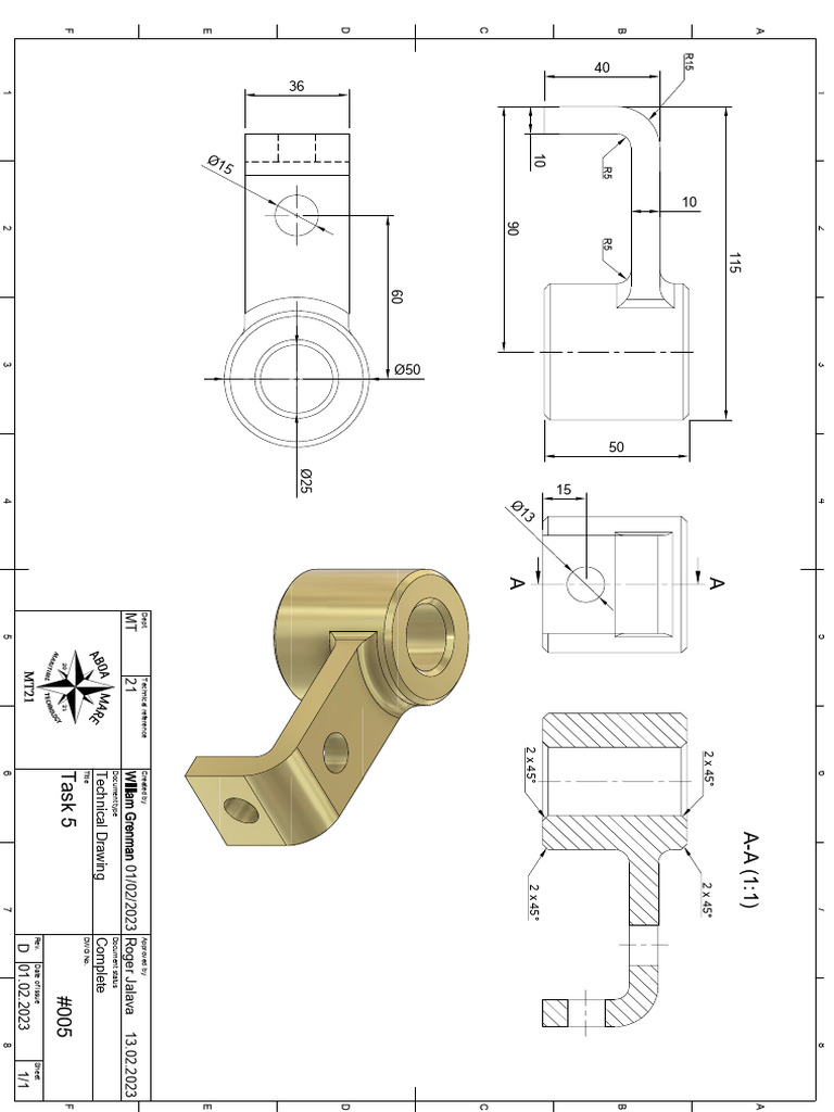 Technical Drawing Reference | PDF