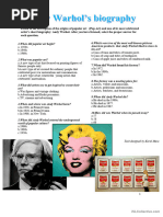 Andy Warhol: Life, Art, and Legacy | PDF