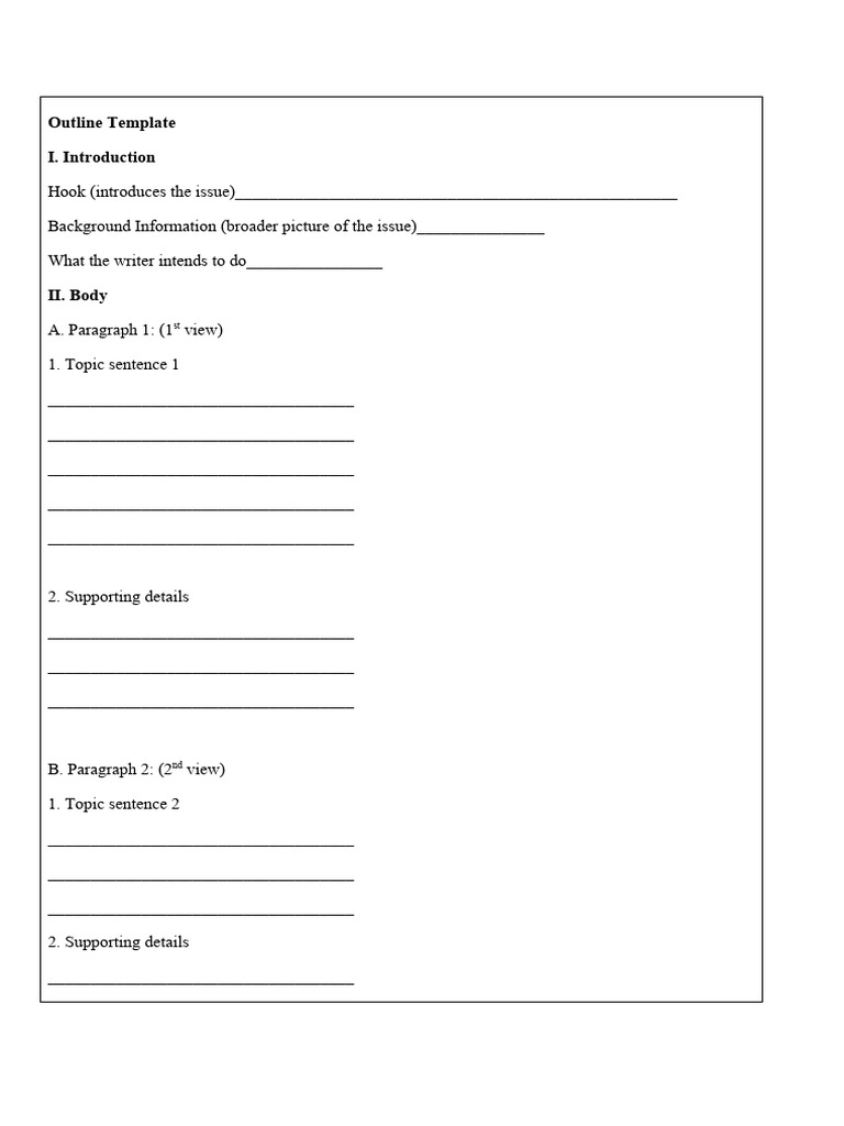 Outline Template For TMA 1 Question 1 | PDF